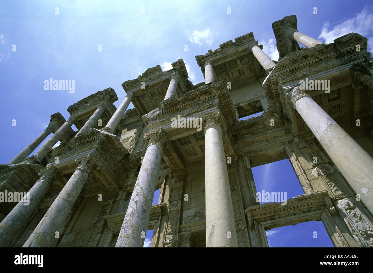 The Library of Celsus 2nd Century AD Ephesus Turkey Stock Photo - Alamy