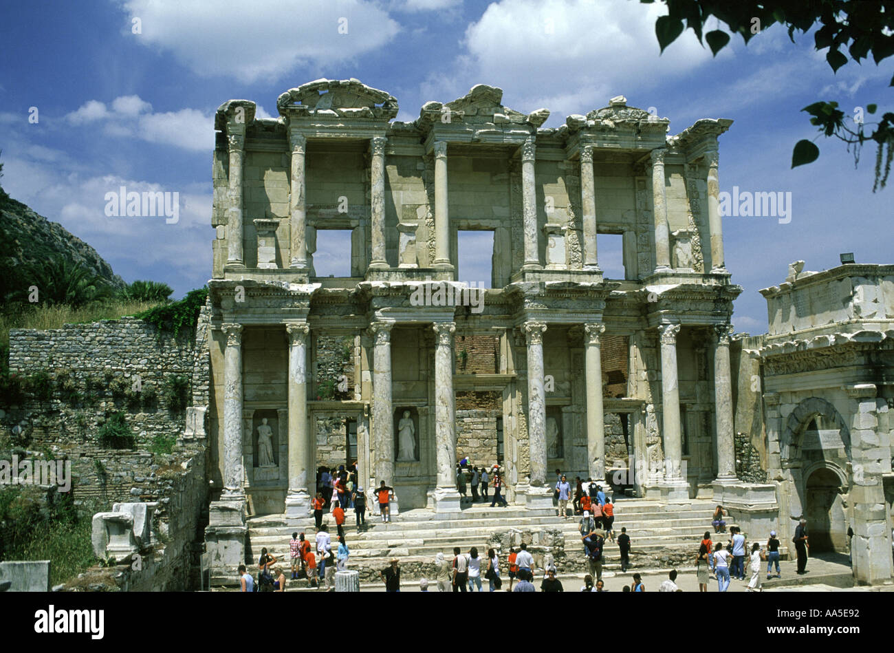 Library of Celsus 2nd Century AD Ephesus Turkey Stock Photo - Alamy