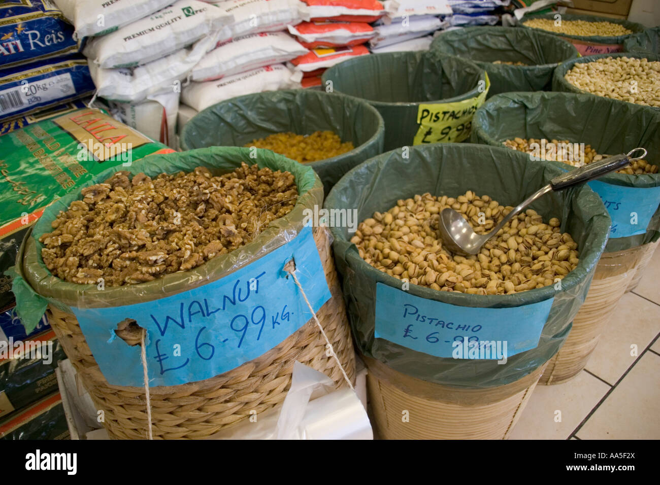 'Al Abbas' supermarket on the Uxbridge Road, Shepards Bush, London ...