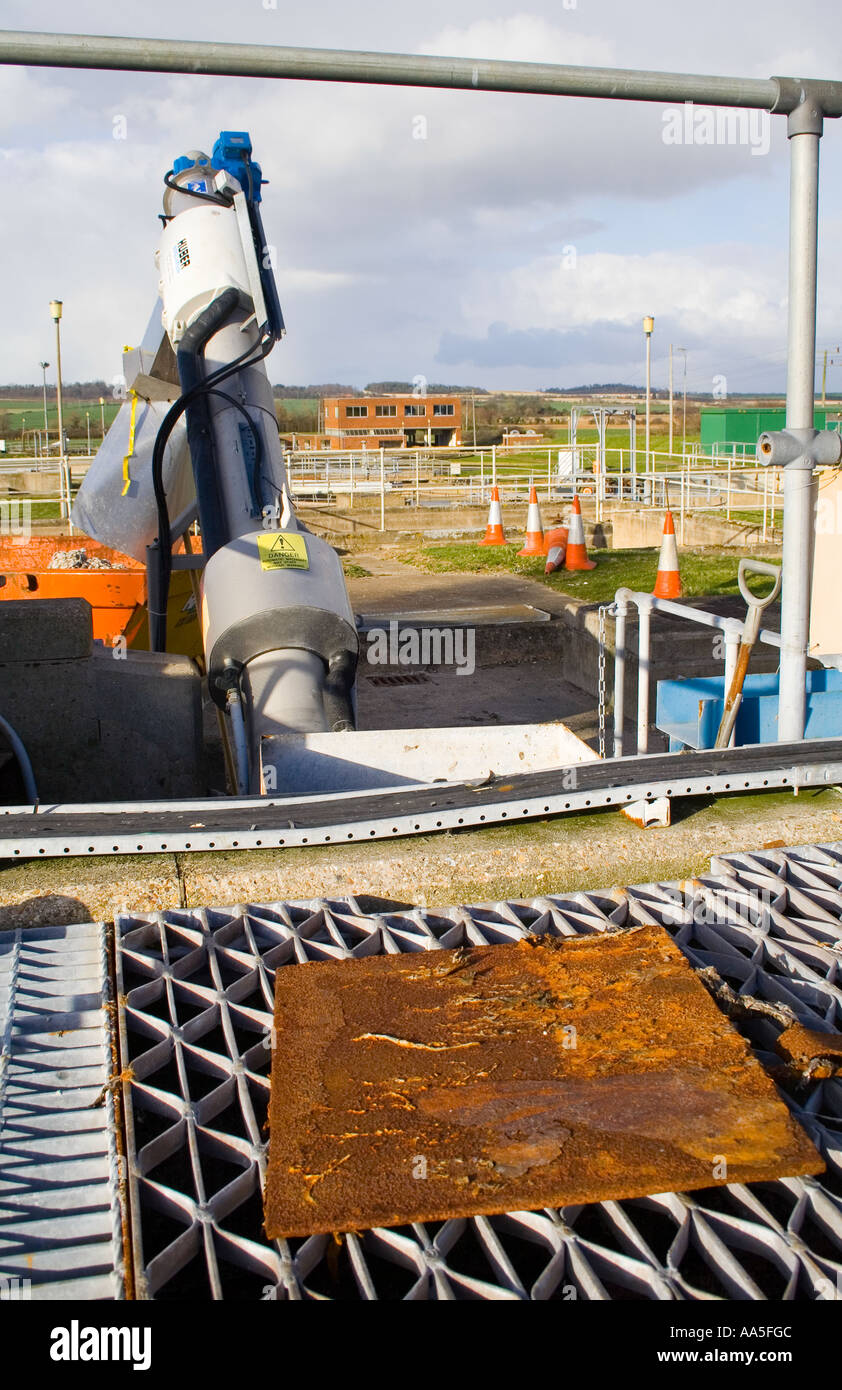 Sewage plant - Heavy Machinary Stock Photo - Alamy