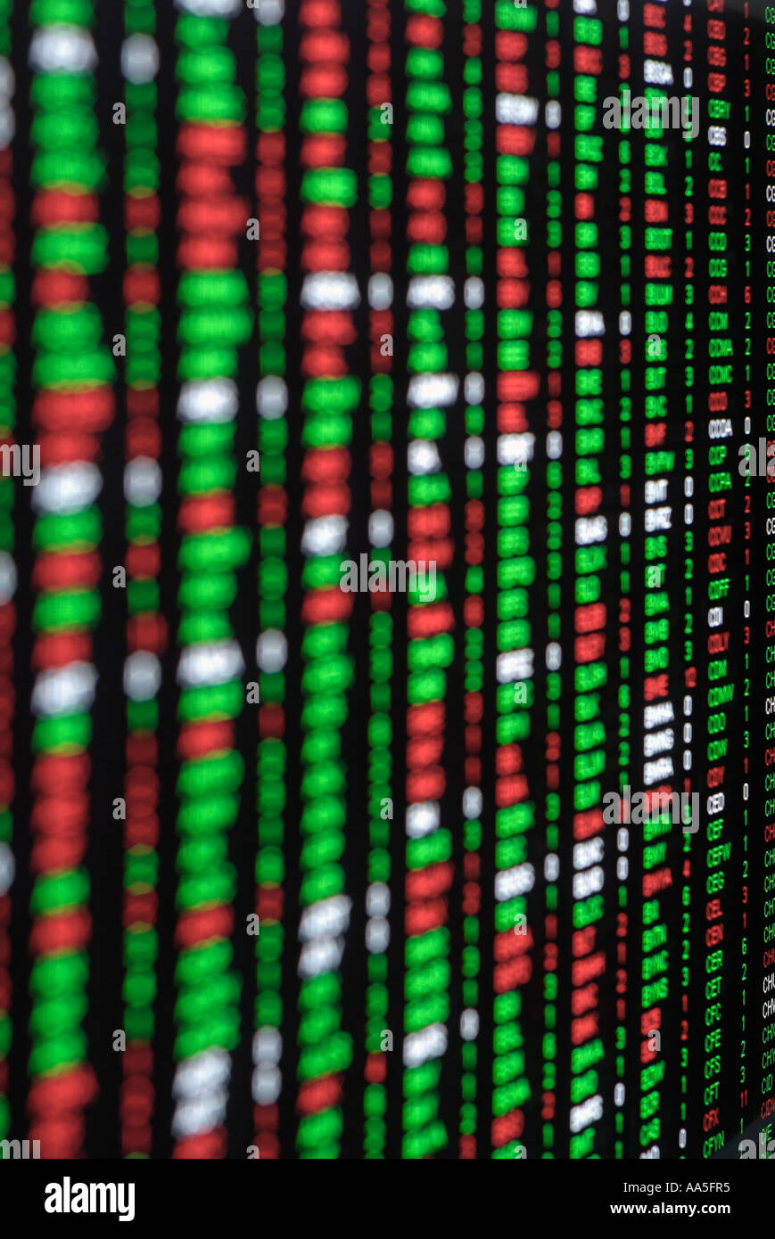 Stock Market Traders Screen Stock Photo - Alamy