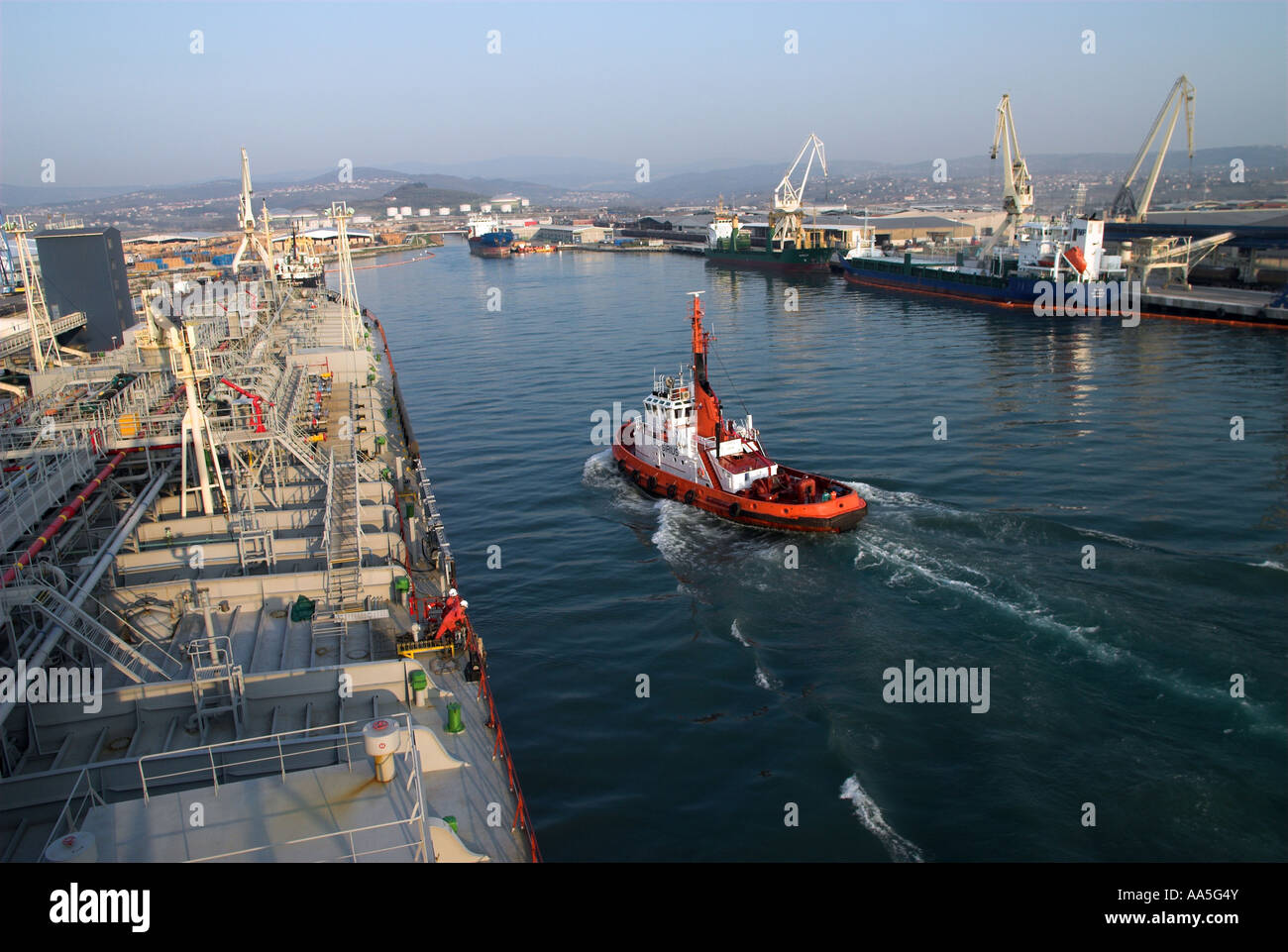 Port of Koper Stock Photo - Alamy