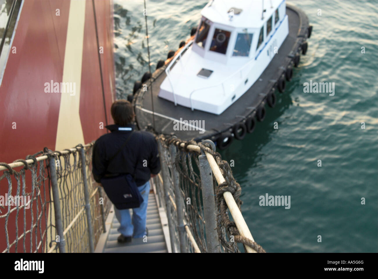 Pilot, Port of Koper-Slovenia Stock Photo - Alamy