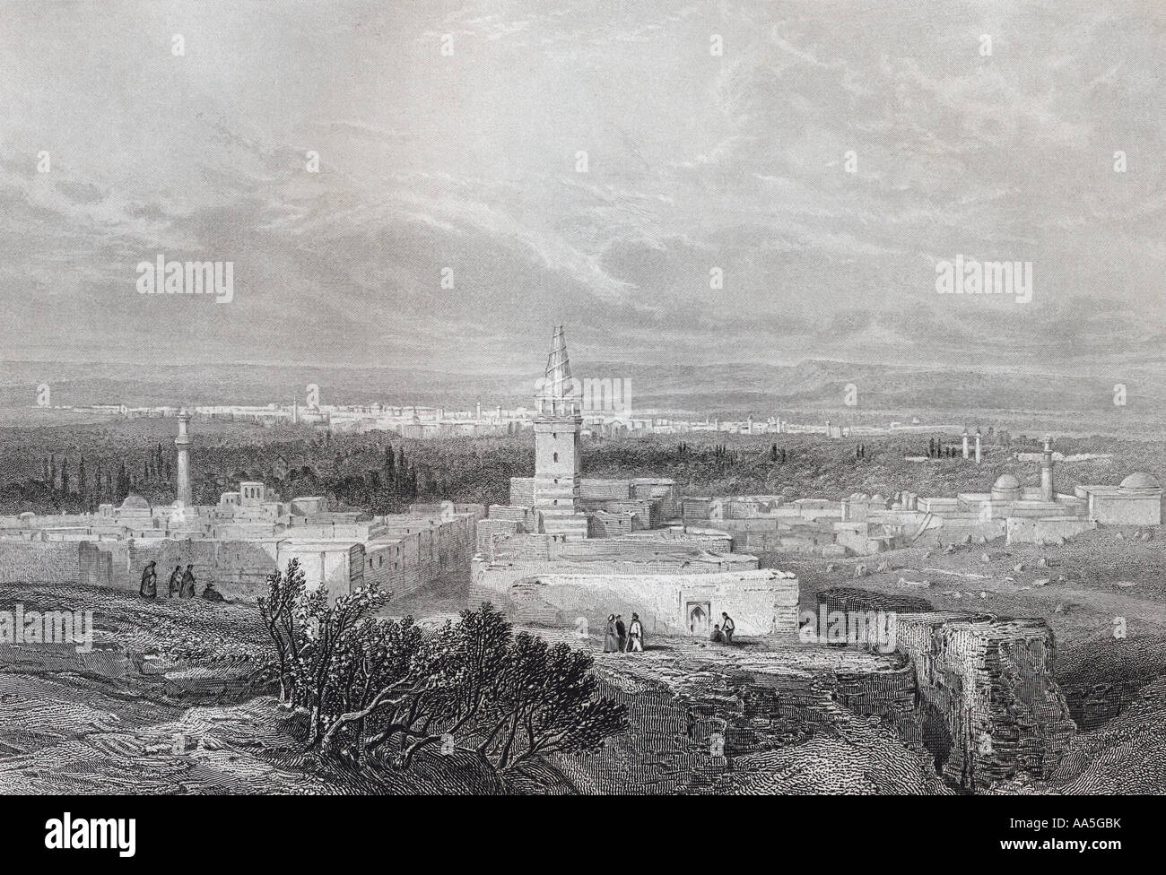 Damascus syria 19th century hi-res stock photography and images - Alamy