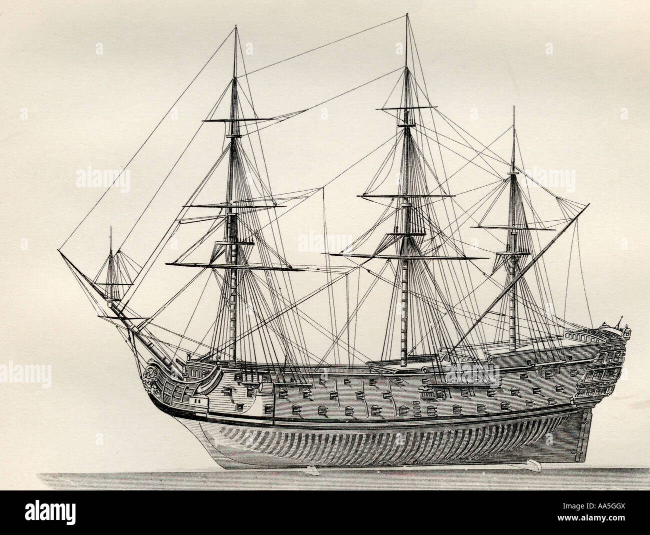 English first rate ship prince hi-res stock photography and images - Alamy