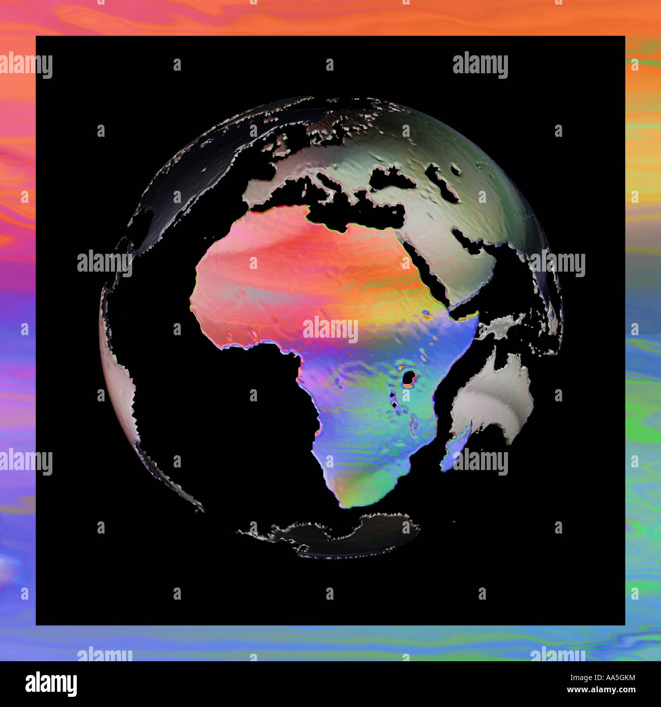 Eclectic world map hi-res stock photography and images - Alamy