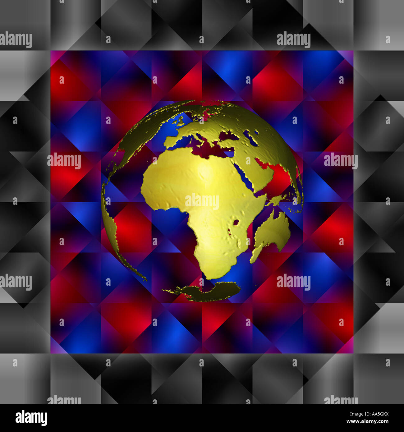 Eclectic World Map High Resolution Stock Photography and Images - Alamy
