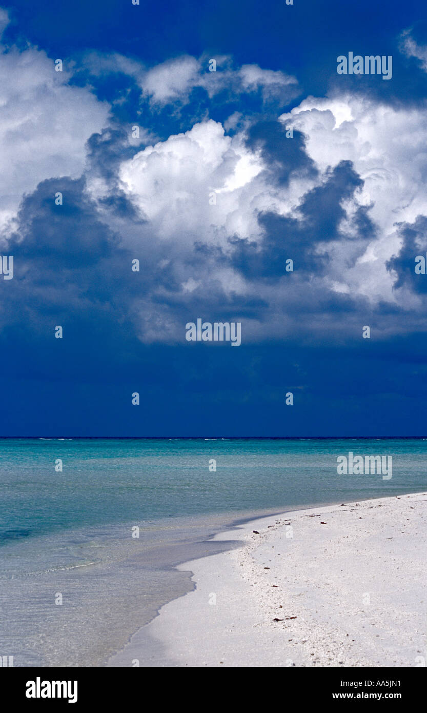 Tropical beach scene Stock Photo - Alamy