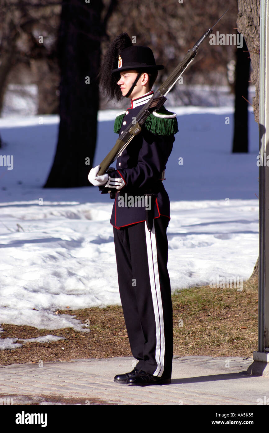 Norway Oslo Royal Palace Guard Stock Photo - Alamy