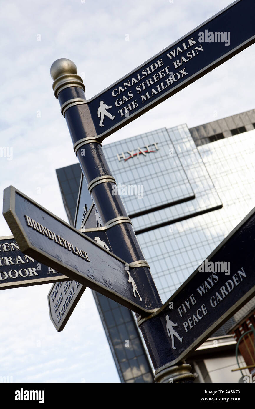 Street signs around Birmingham England UK Stock Photo - Alamy