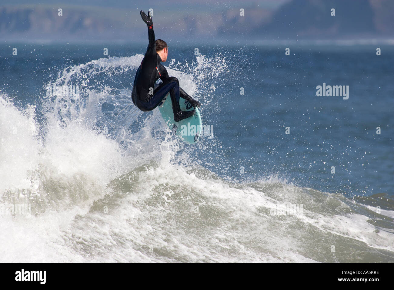 Uk aerial sea surfer hi-res stock photography and images - Alamy