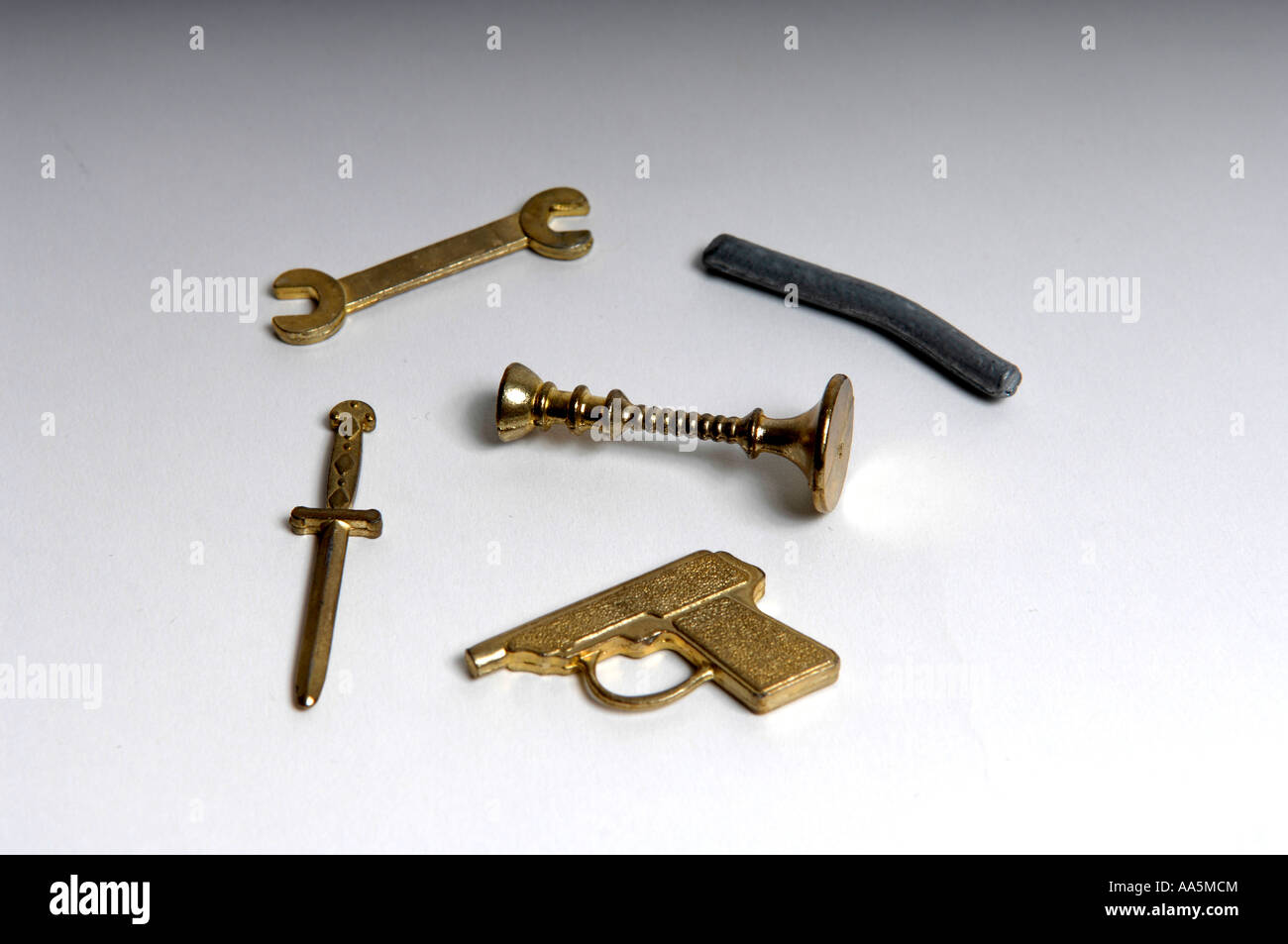 Cluedo Murder Weapons Stock Photo, Royalty Free Image: 12522643 - Alamy