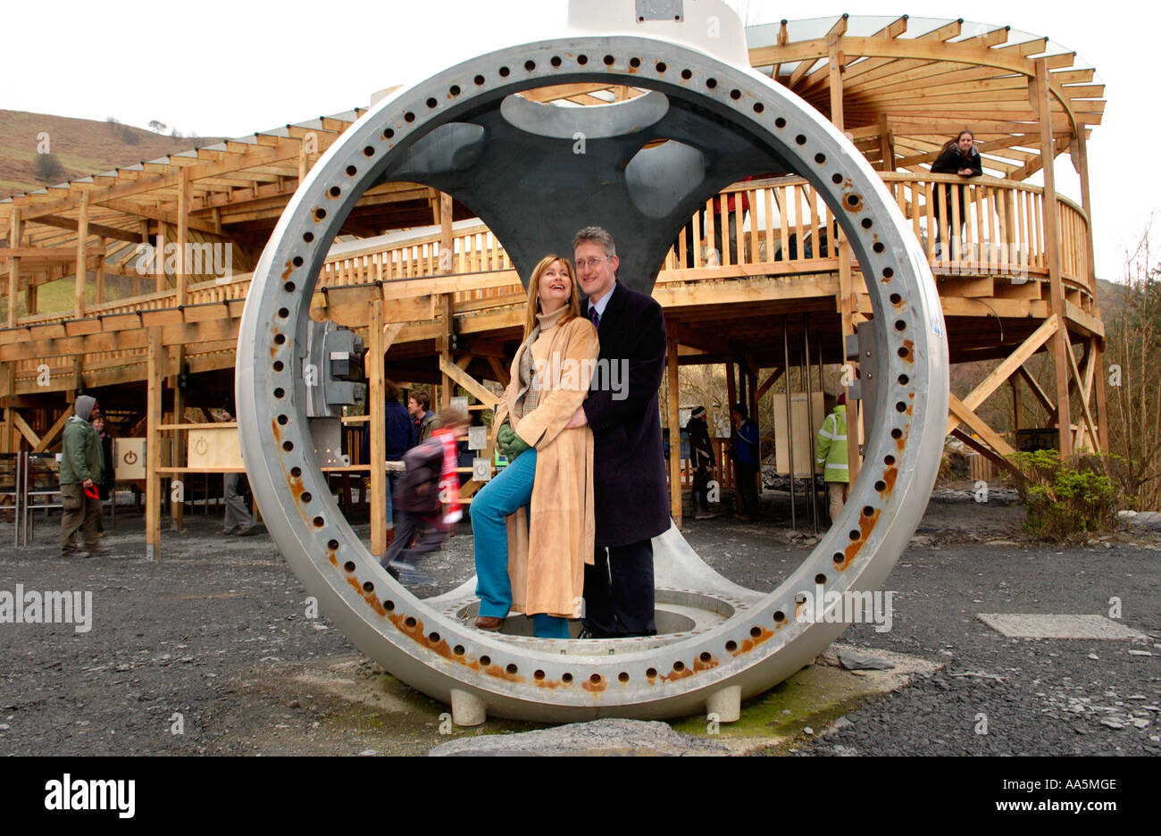 Sian Lloyd and Lembit Opik opening new Energy and Power display at ...