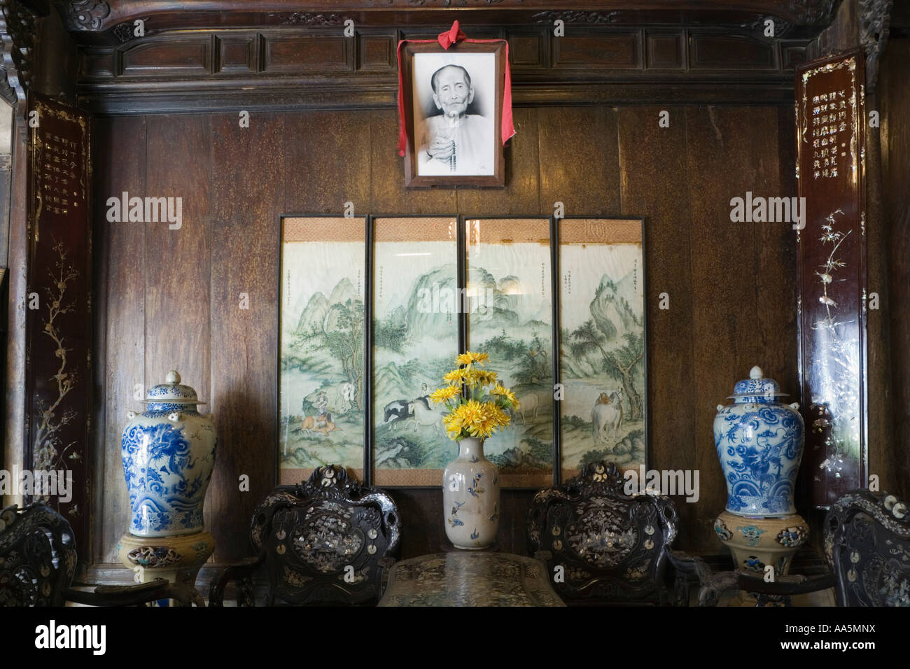 VIETNAM HOI AN OLD TOWN Interior of Tan Ky House UNESCO World Heritage ...
