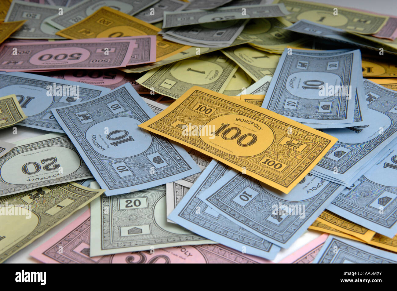 Monopoly money notes hi-res stock photography and images - Alamy