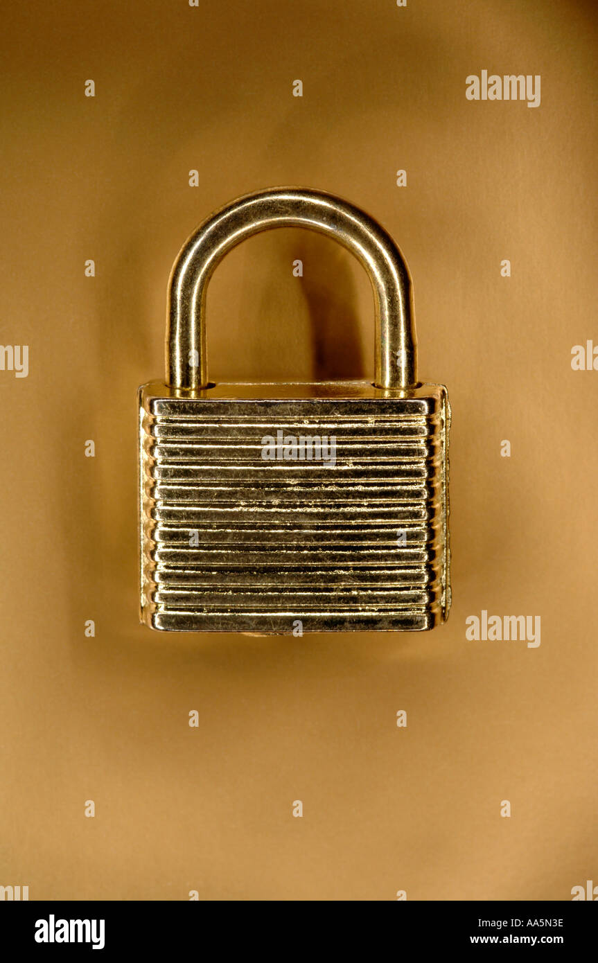 Gold lock hi-res stock photography and images - Alamy