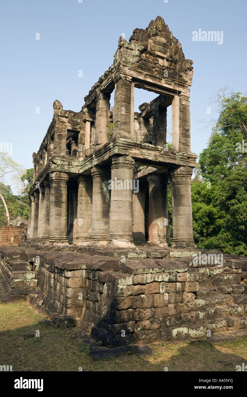 Preah Khan, Angkor, Cambodia. The Two Story Pavilion, aka the Sacred ...