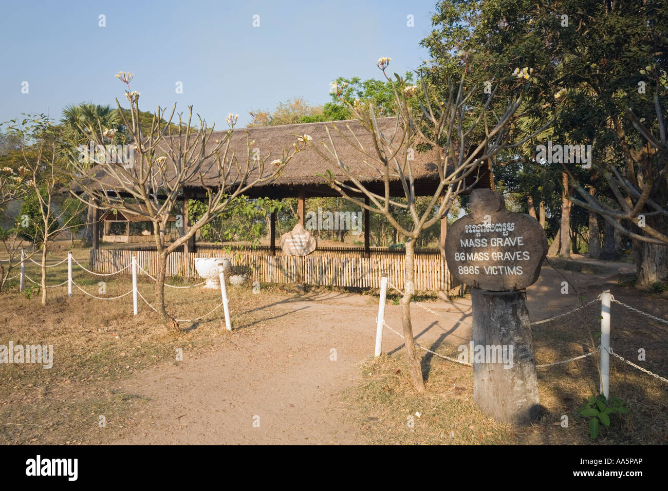 Choeung Ek Killing Fields, Cambodia. Site of mass graves, victims of ...
