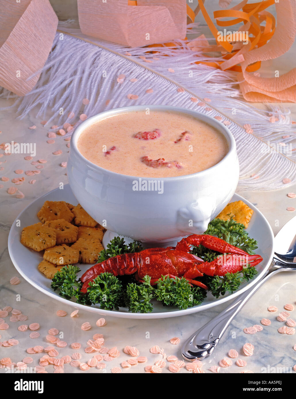 contemporary classics taste of Cajun crayfish bisque soup oyster ...
