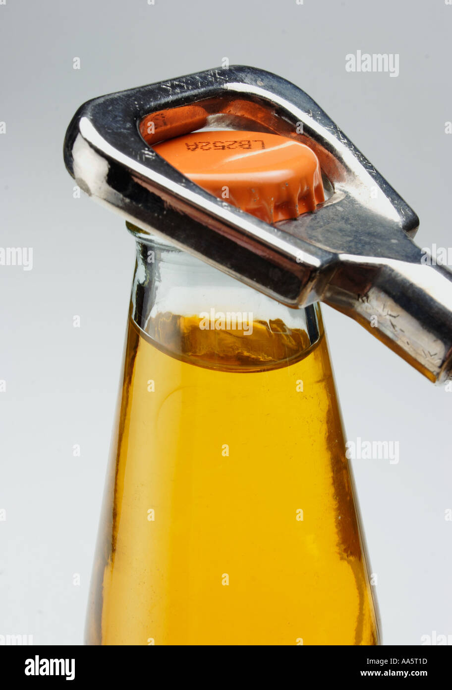 open a little bottle drink happy orange plug open cork stopper cap top ...