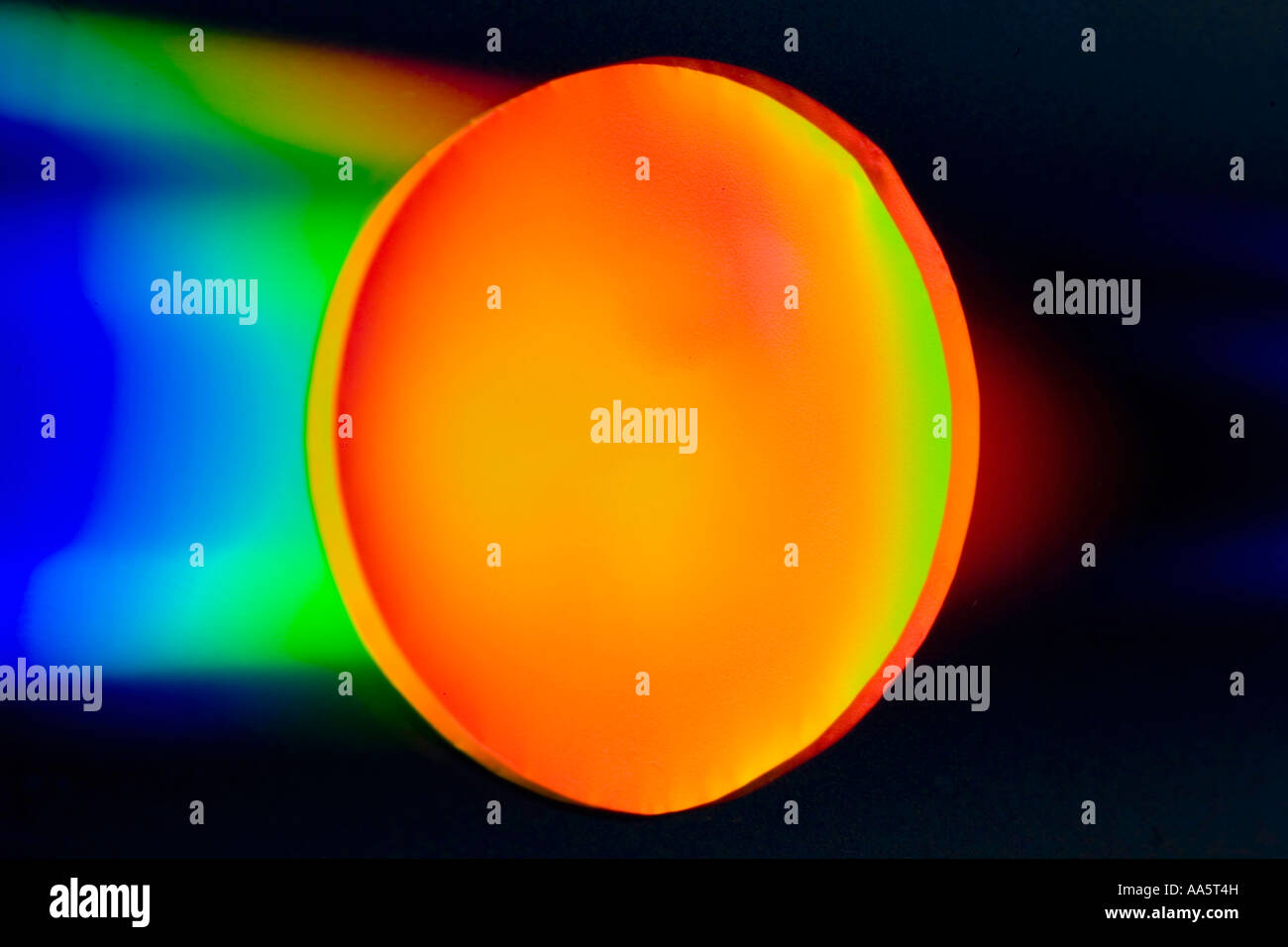 Glowing Disc - Macro Stock Photo - Alamy