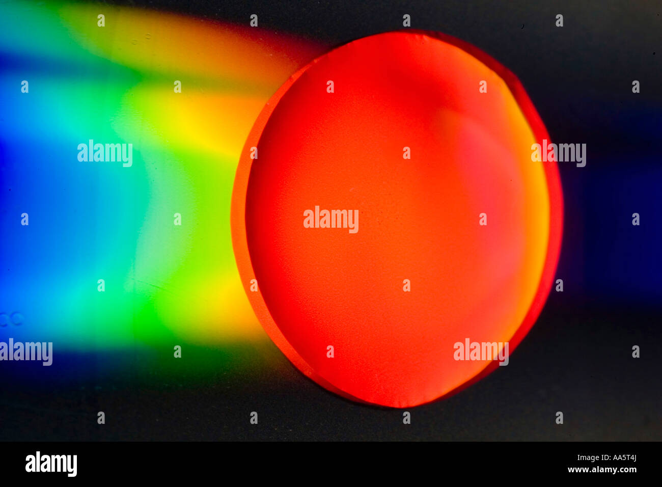 Glowing Disc - Macro Stock Photo - Alamy