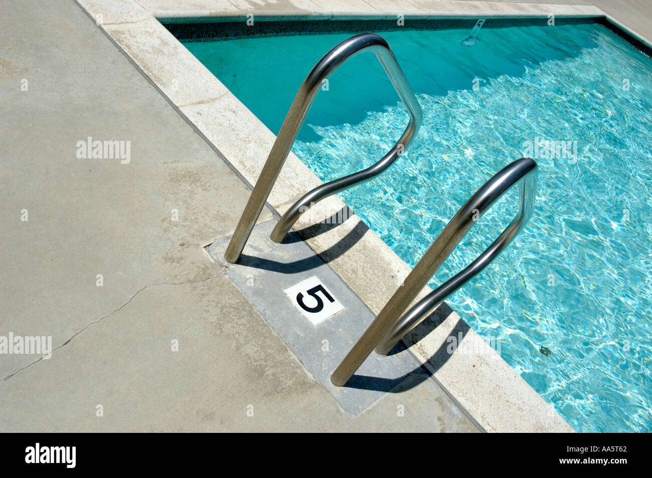 Swimming pool stairs Stock Photo - Alamy