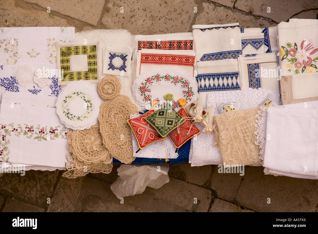 Hand Craft Souvenirs in Dubrovnik Croatia Stock Photo - Alamy