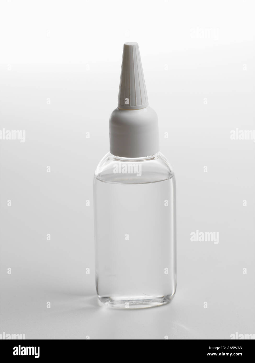 little empty bottle glass stopper cap top plug reed Stock Photo - Alamy