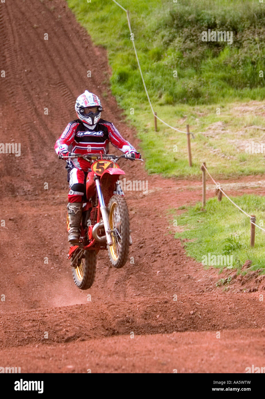 A close up of a motorcycle rider in a competition in the Uk called ...