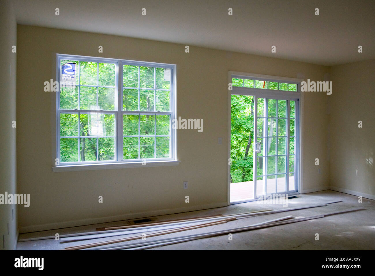 Interior of Newly Constructed Building Stock Photo - Alamy