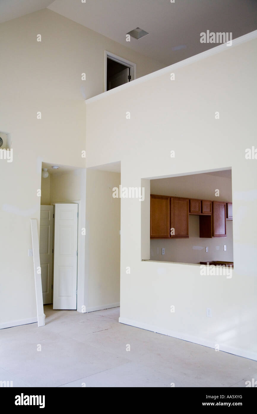 Interior of Newly Constructed Building Stock Photo - Alamy