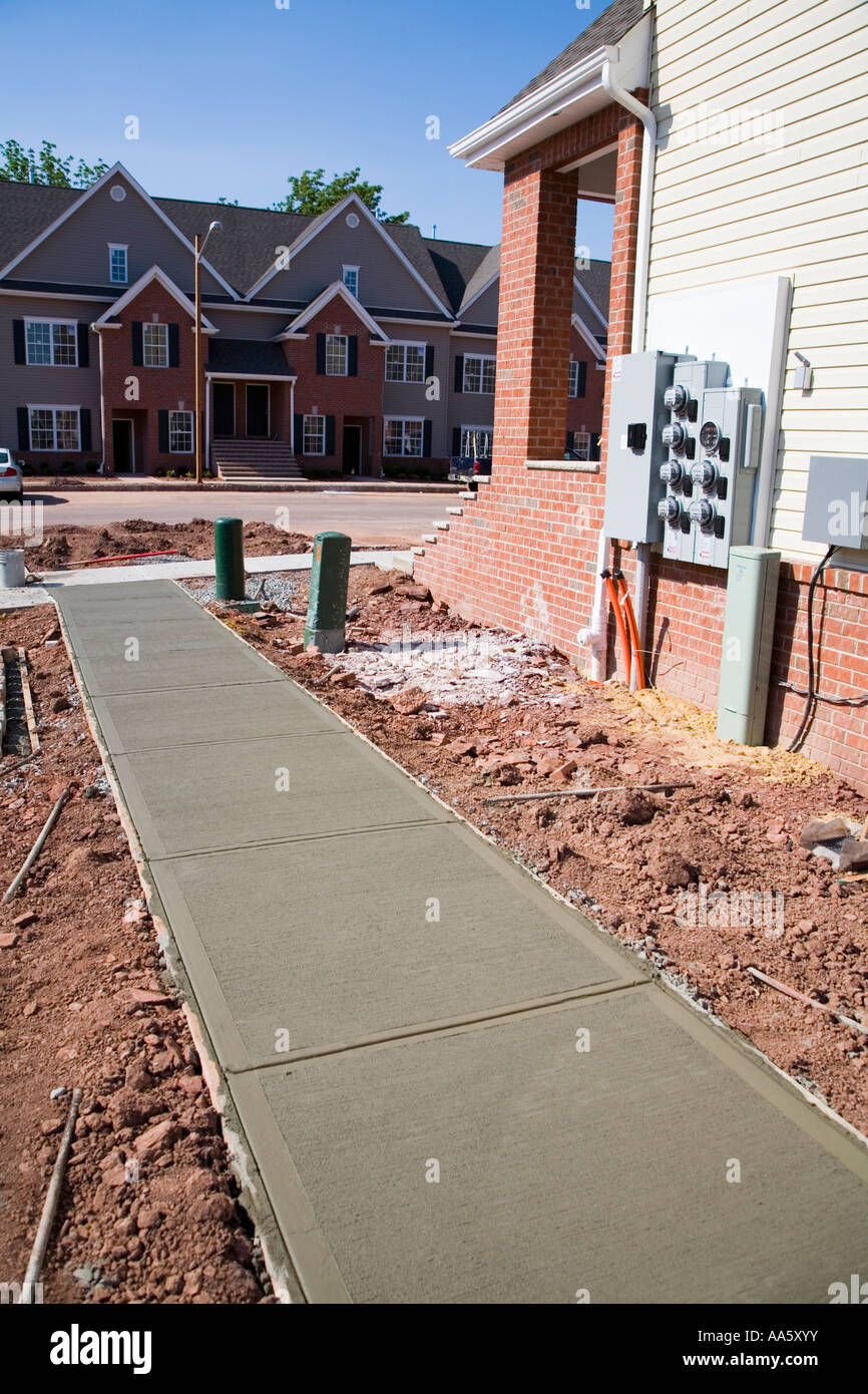Newly Finished Sidewalk Stock Photo - Alamy Newly Finished Sidewalk Stock Photo - Alamy