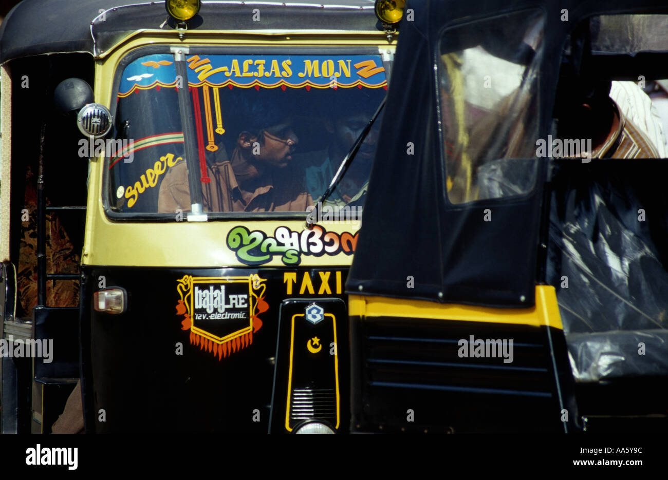 Kerala auto rickshaws hi-res stock photography and images - Alamy