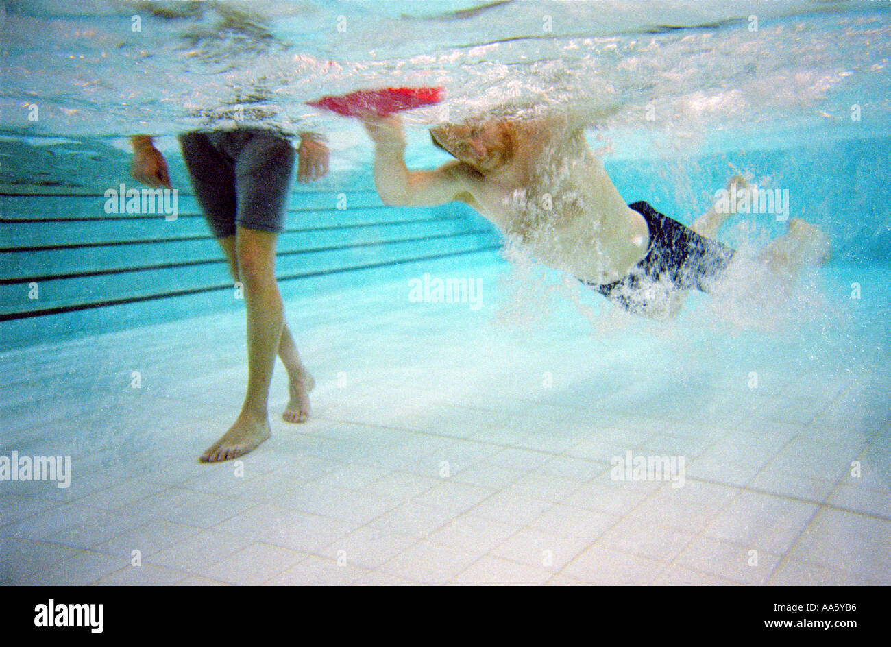 Swimming lesson and teacher hi-res stock photography and images - Alamy