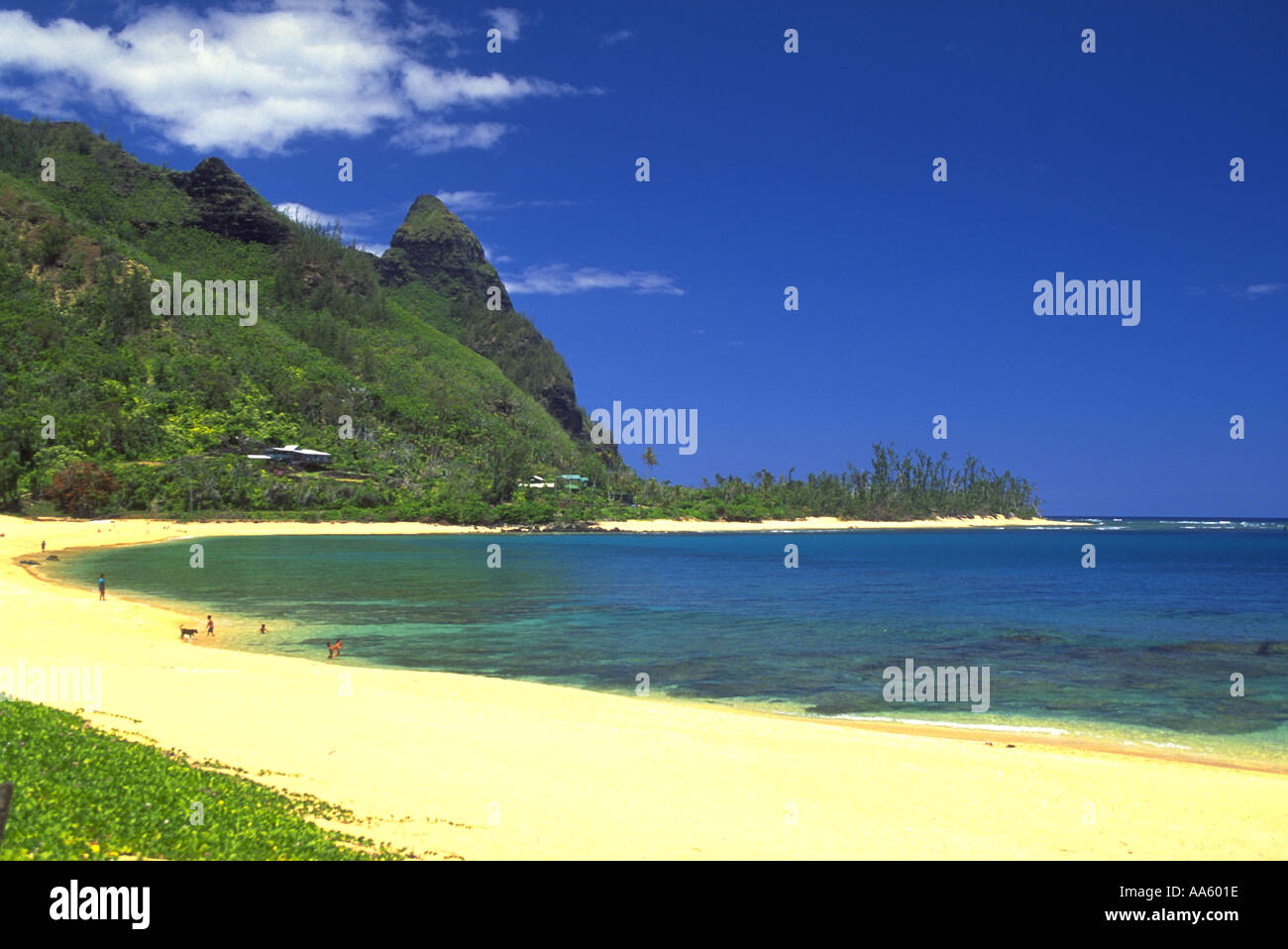 Haena Beach Kauai Hawaii USA Stock Photo - Alamy