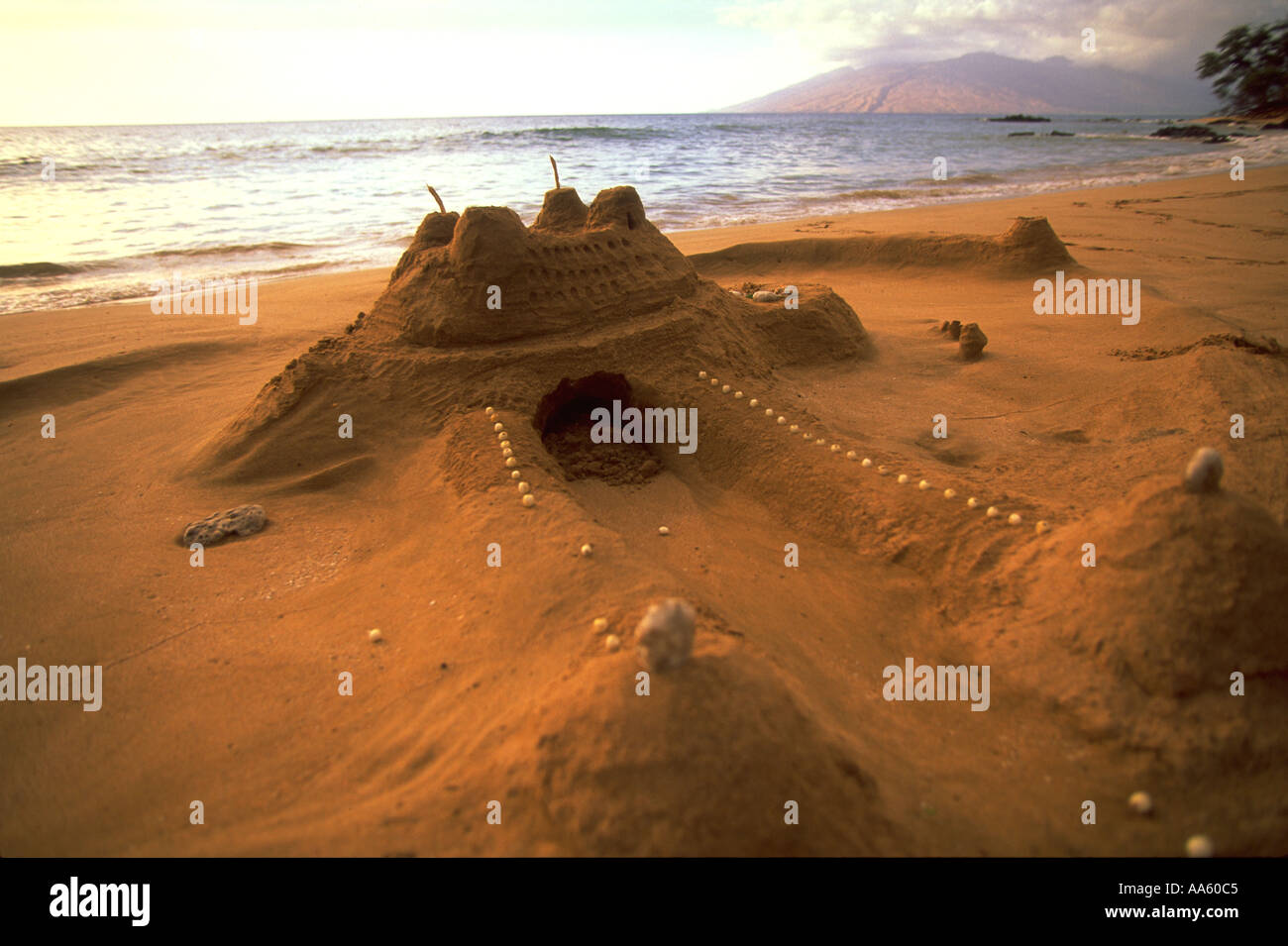 Sand Castle Wailea Beach Wailea Maui Hawaii USA Stock Photo - Alamy