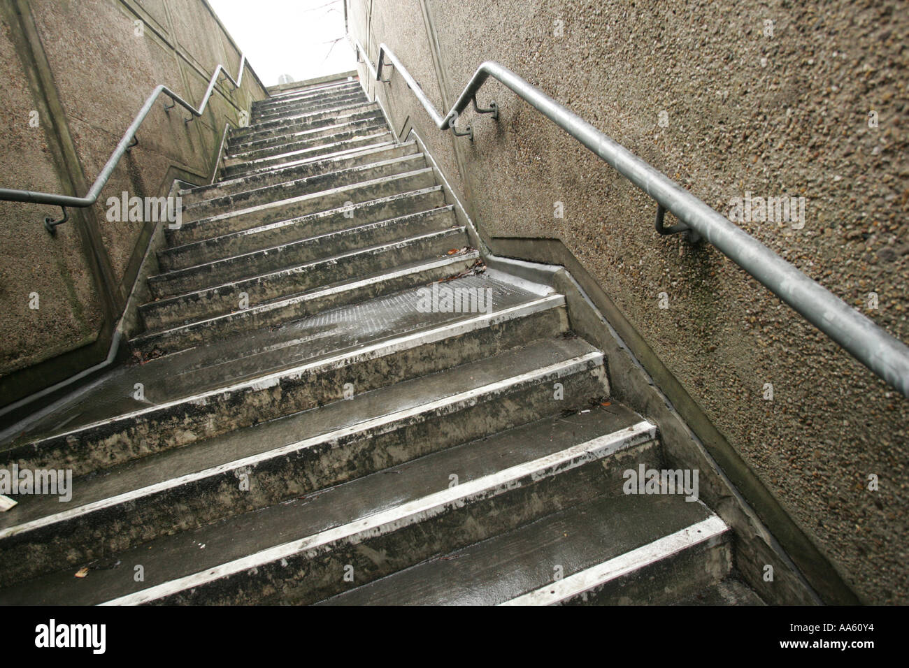 Subway steps, Nottingham Stock Photo - Alamy