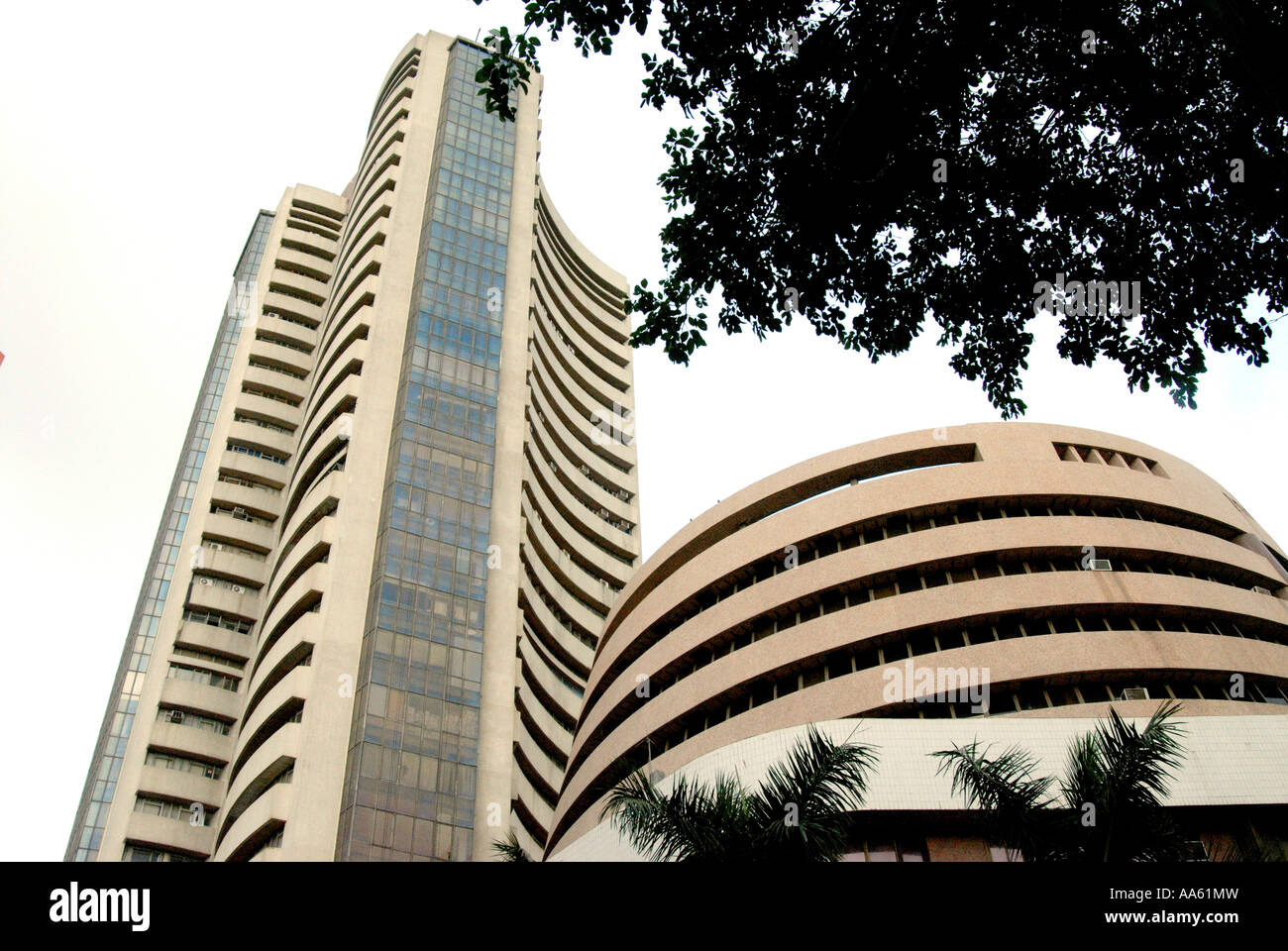 BSE, Bombay Stock Exchange building at Bombay Mumbai Maharashtra India ...