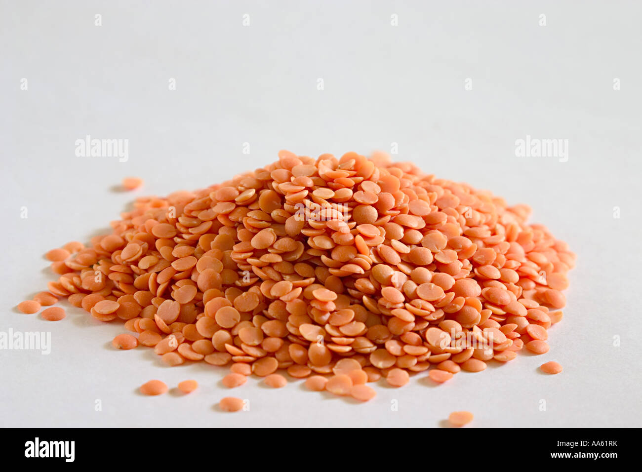 Masoor Split Red Lentils Stock Photo - Alamy