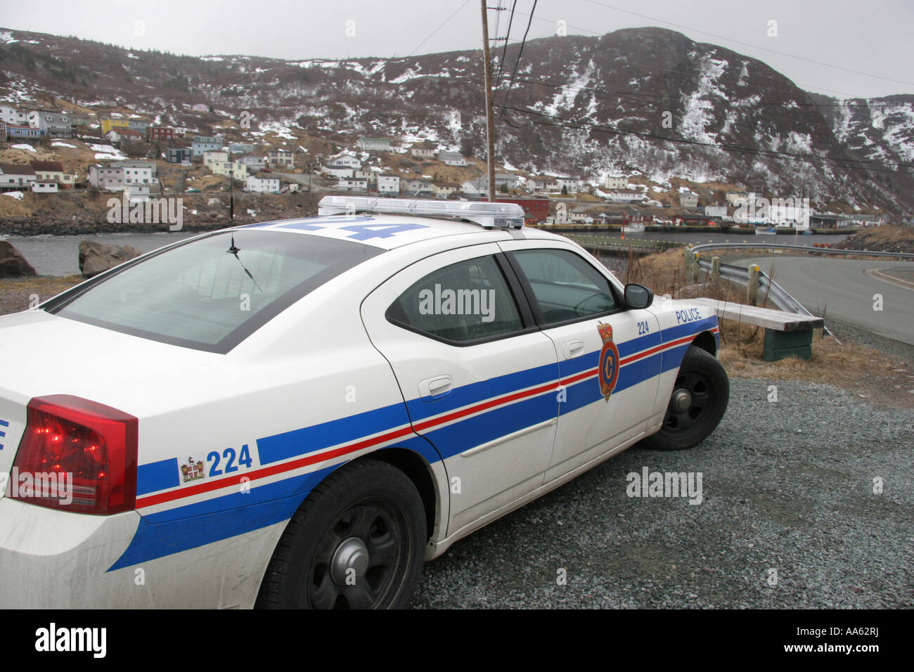Royal Newfoundland Constabulary police car Stock Photo - Alamy
