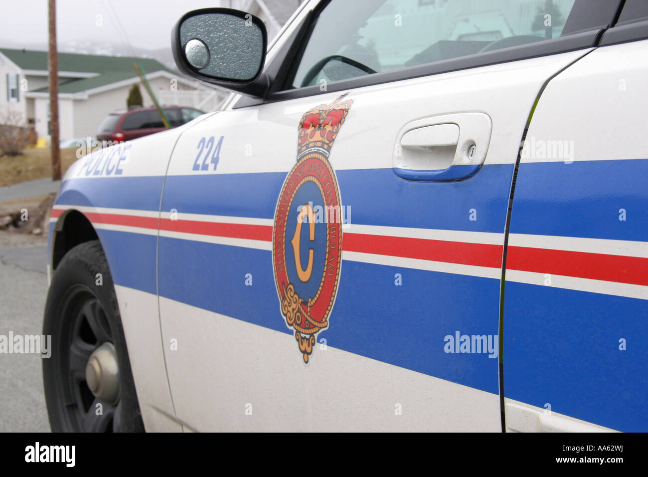 Royal Newfoundland Constabulary police car Stock Photo - Alamy