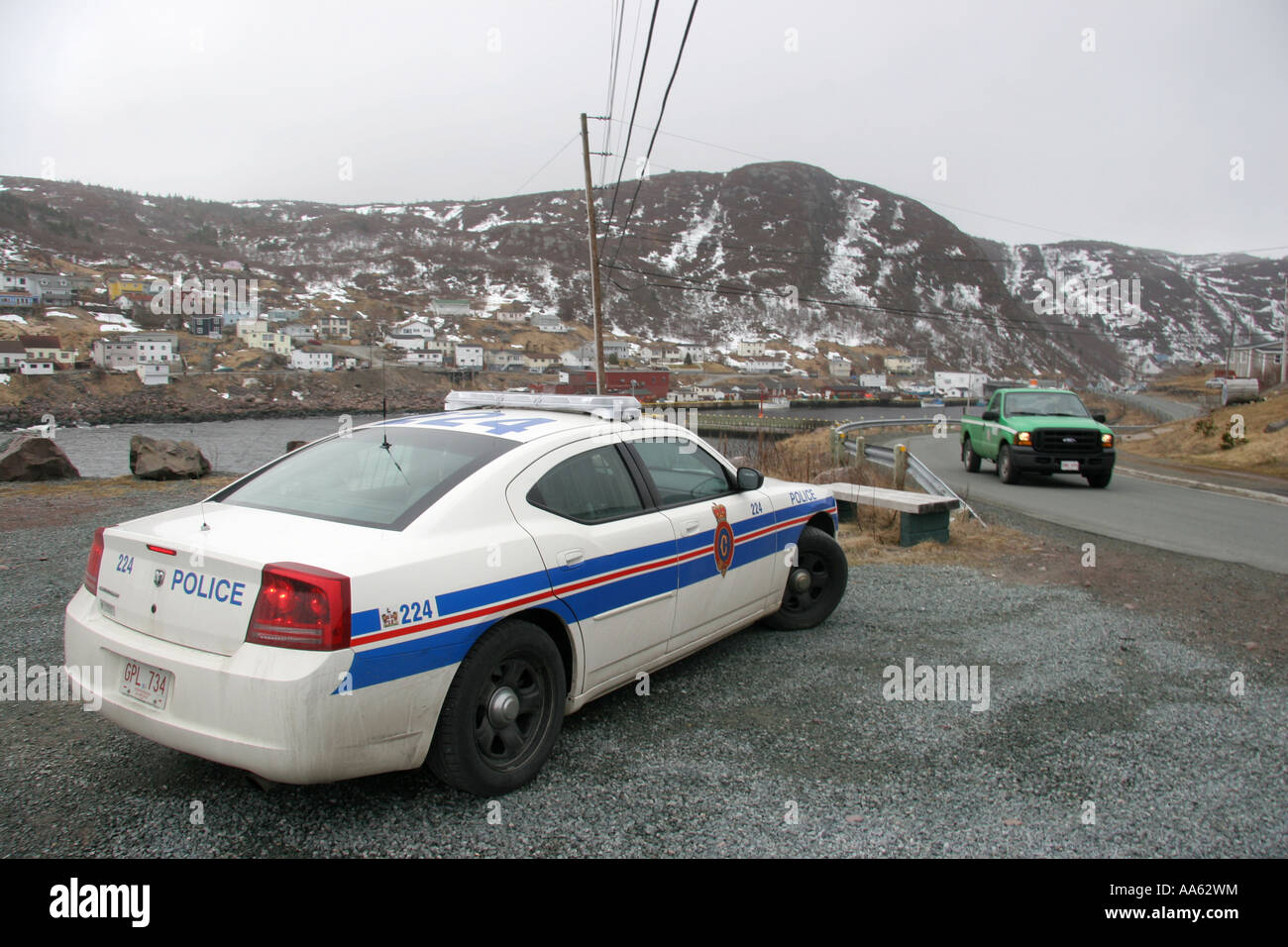 Royal Newfoundland Constabulary patrol car Stock Photo - Alamy