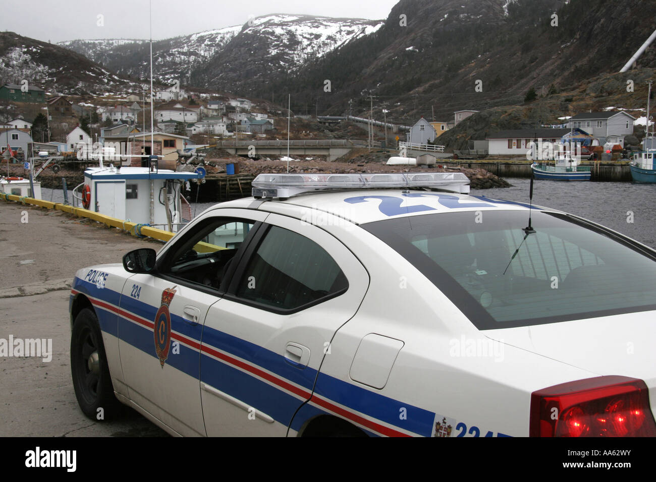 Royal Newfoundland Constabulary patrol car Stock Photo - Alamy