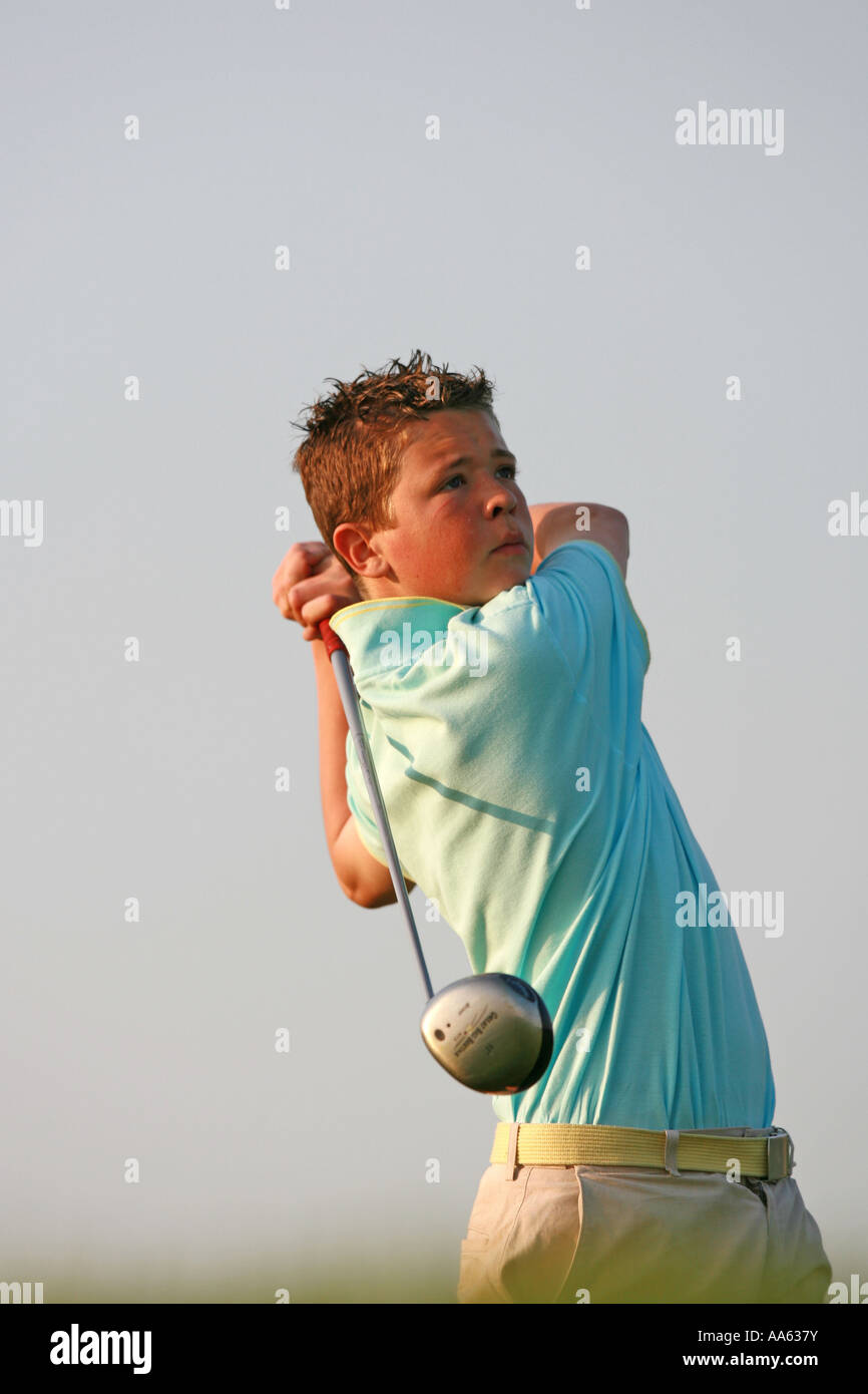 Junior golfer hi-res stock photography and images - Alamy