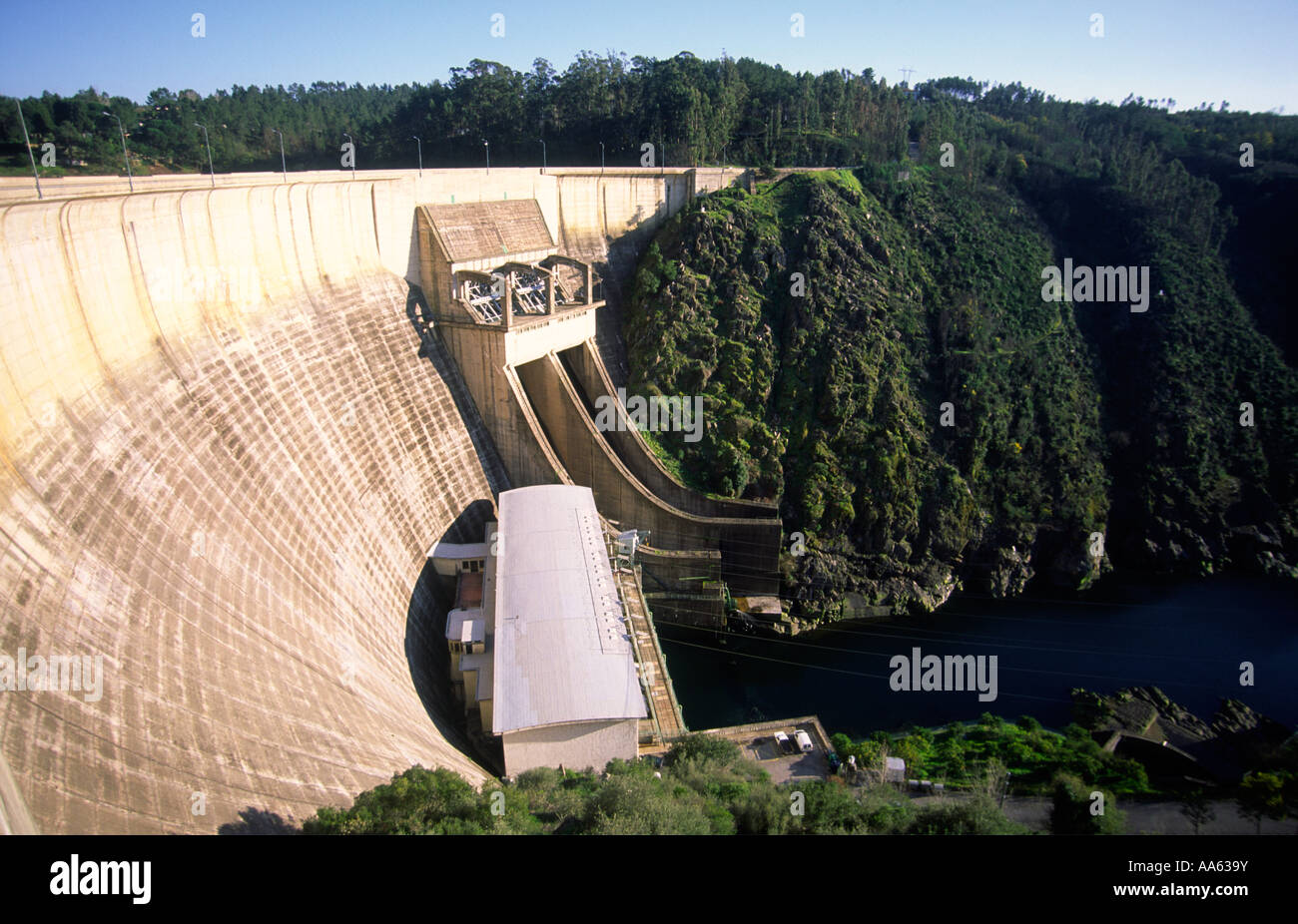 Castelo do Bode dam Tomar region Portugal Stock Photo - Alamy