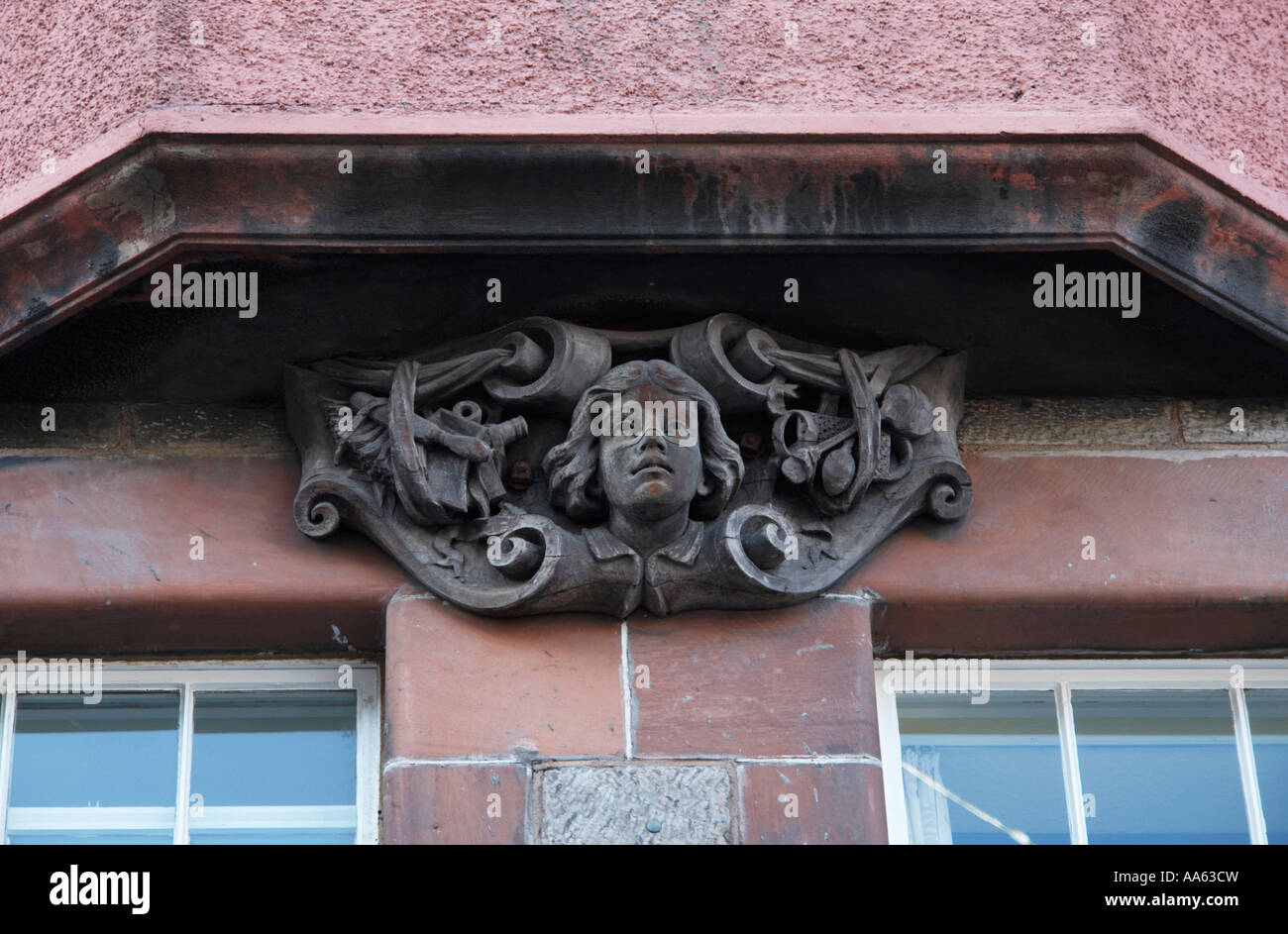 Window detail The Royal Mile Edinburgh Scotland Stock Photo - Alamy