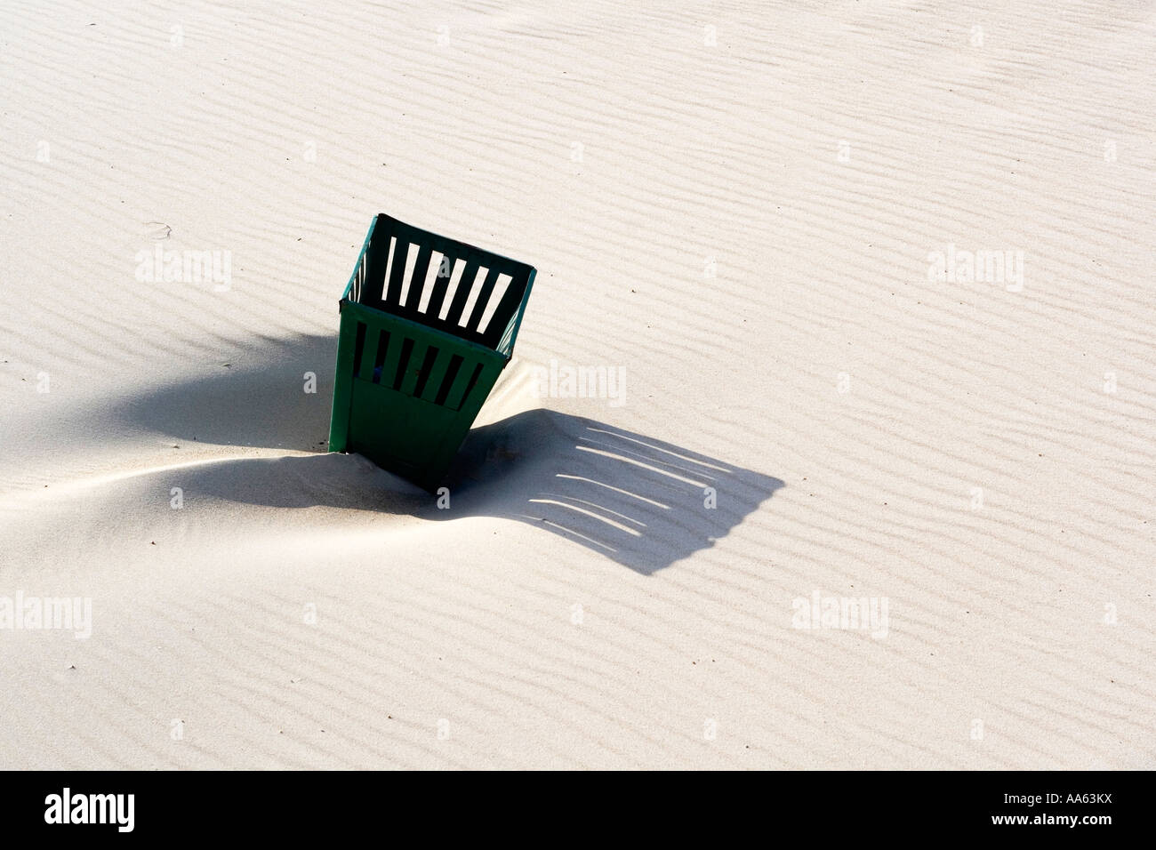 A close up of the refuse bin. Staying on the beach. Rubbish Bin on ...