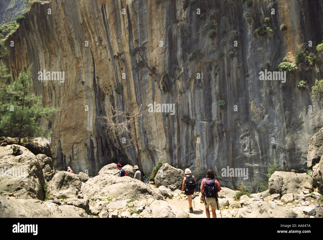 Cliffs of samaria gorge hi-res stock photography and images - Alamy