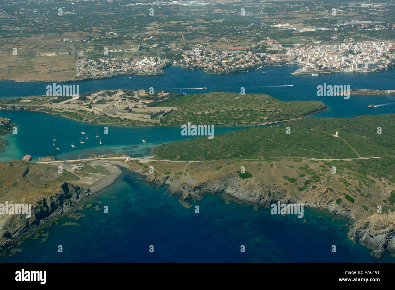 port of mahon Stock Photo - Alamy